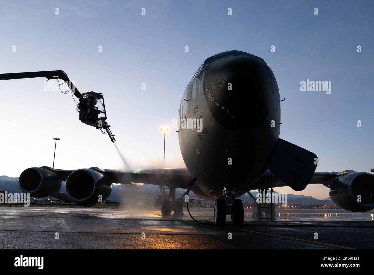 U.S. Air Force Staff Sgt. Justin Stromhmeyer Bosso, a KC-135 ...