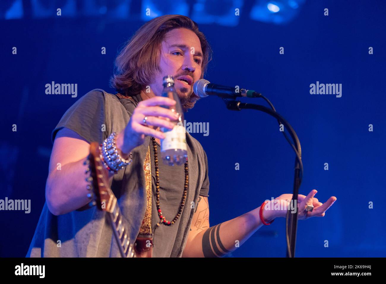 Nuremberg, Germany. 12th Oct, 2022. The singer Gil Ofarim is on stage ...