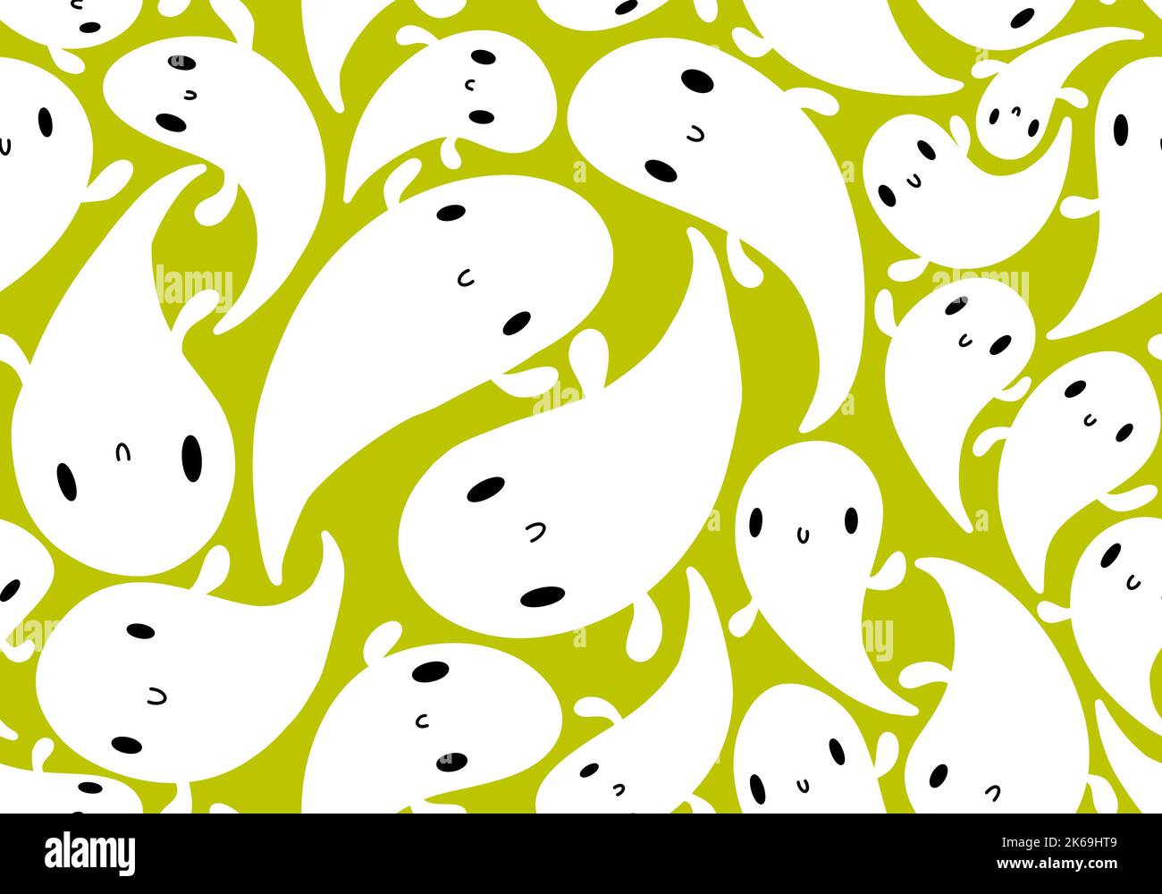 Halloween ghost seamless cartoon pattern for wrapping paper and kids ...