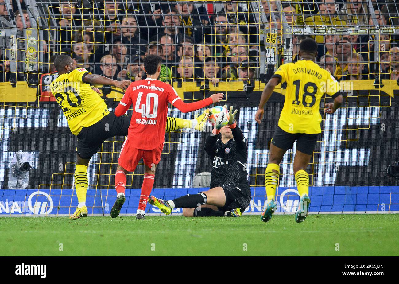 Dortmund, Deutschland. 09th Oct, 2022. goalchance Anthony MODESTE (DO ...