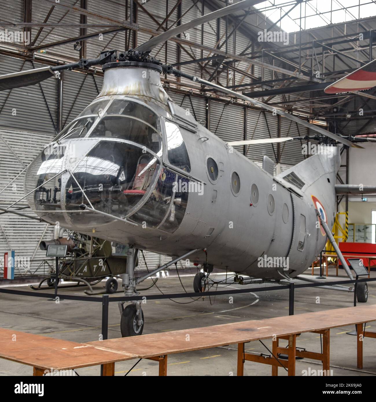 Dax, France - April 28, 2022: Musee de l'ATAT et de l'helicoptere ...
