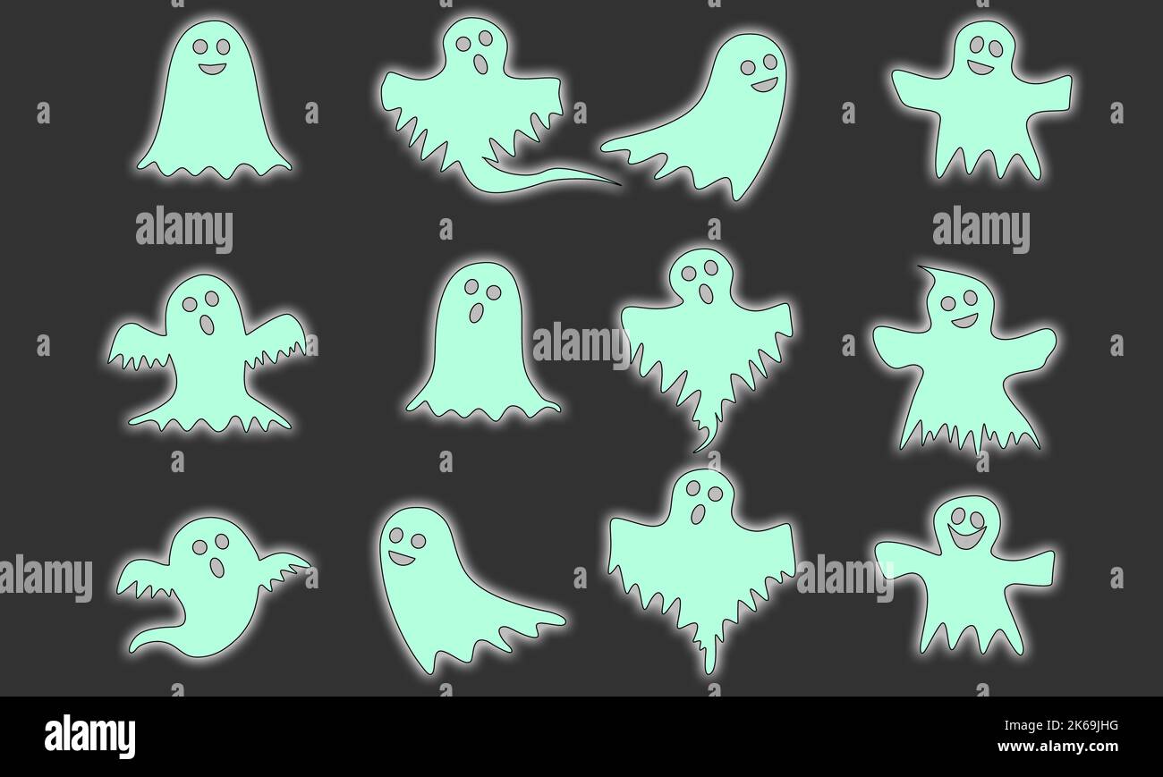 Fluorescent ghost hi-res stock photography and images - Alamy