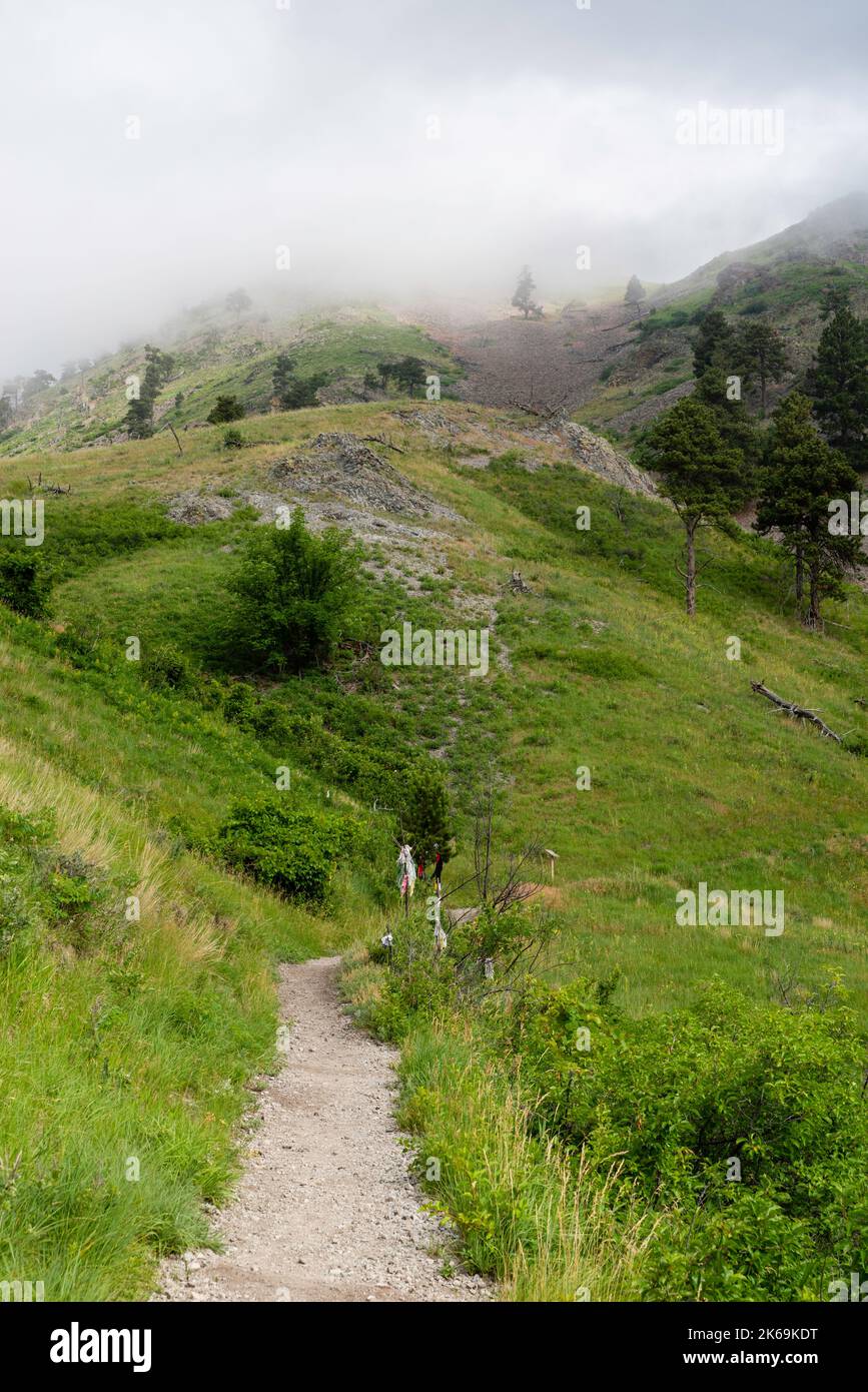 Paha Sapa/Bear Butte, a sacred site for Sioux Native Americans/Indians ...