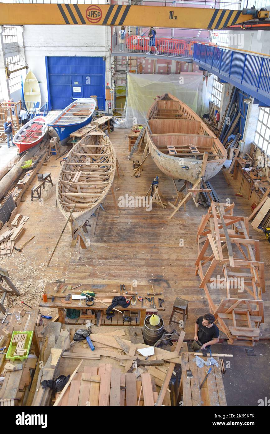 Pasaia, Gipuzkoa, Spain - 26 May, 2022: Historic Whaling Boat ...
