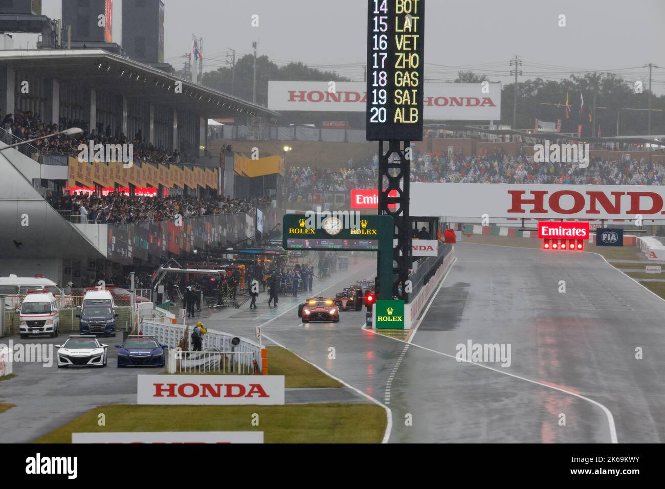 Suzuka, Japan. 9th Oct, 2022. F1 Safety Car, Mercedes-AMG GT Black ...