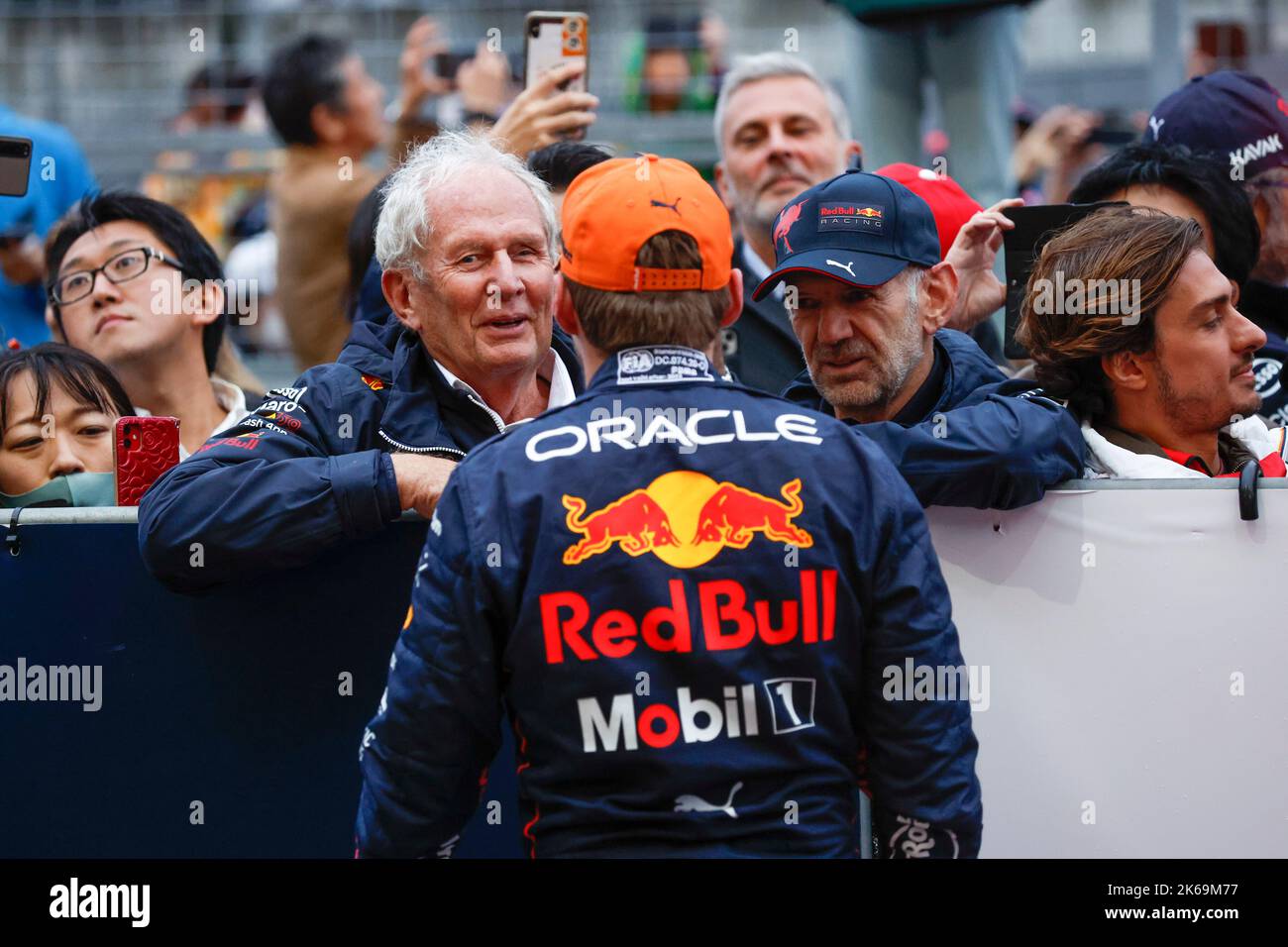 Suzuka, Japan. 9th Oct, 2022. dr Helmut Marko (AUT, Oracle Red Bull Racing), #1 Max Verstappen ...