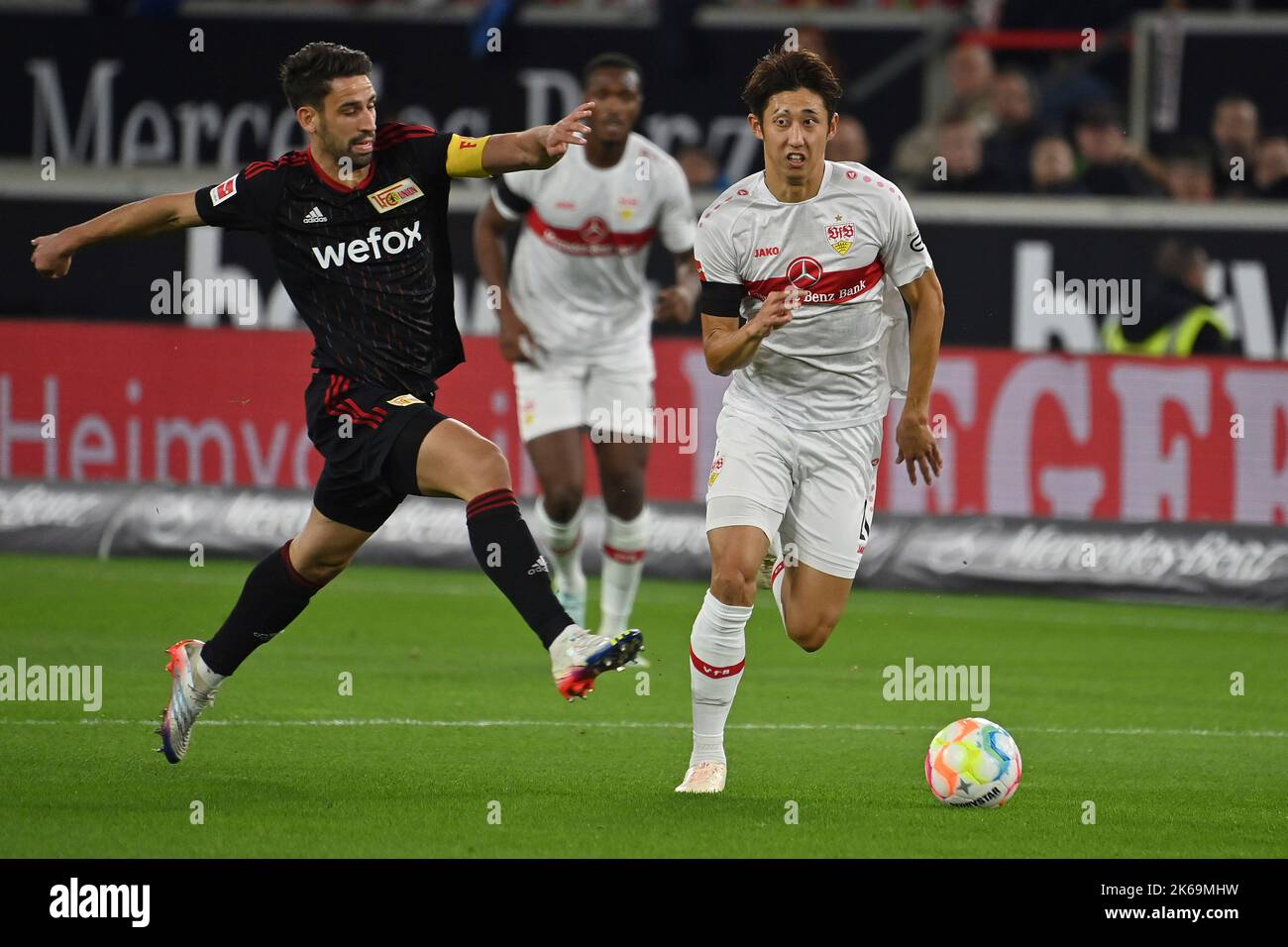 Stuttgart, Deutschland. 09th Oct, 2022. NO SALES IN GERMANY Hiroki ITO (VFB Stuttgart), action ...