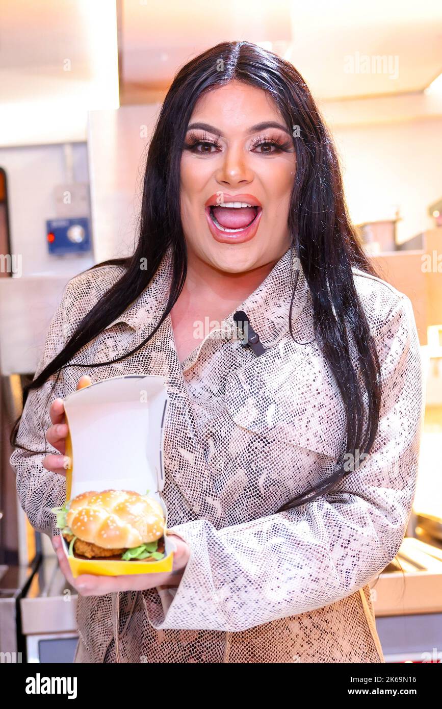 EDITORIAL USE ONLY Baga Chipz attends McDonald's ultimate gaming event ...