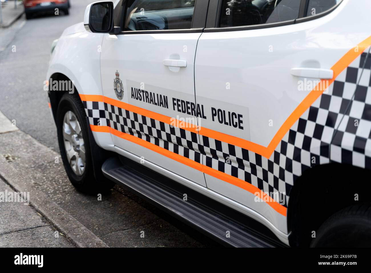 Australian Federal Police Vehicle Stock Photo - Alamy