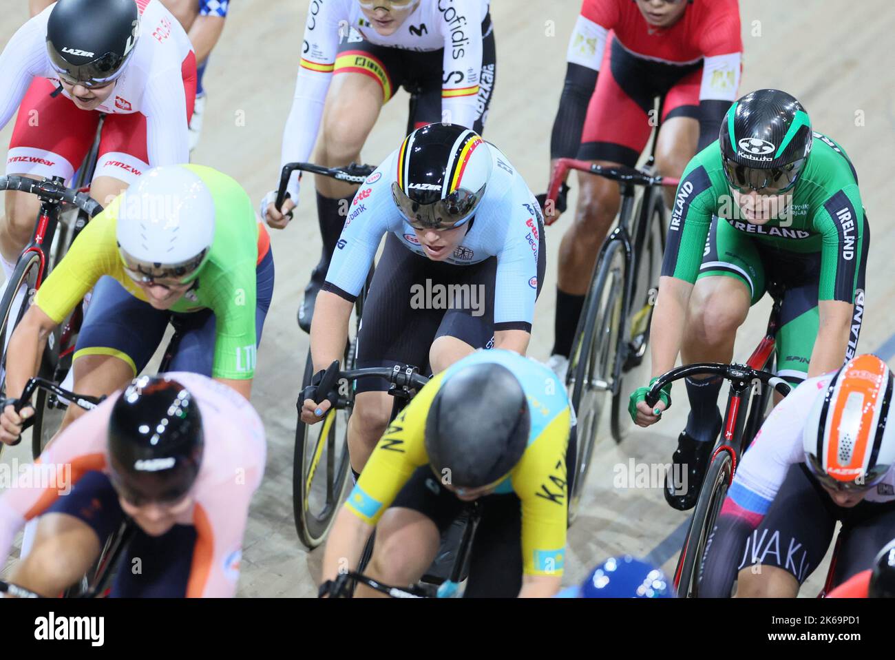 Belgian Katrijn De Clercq (C) pictured in action during the women's ...