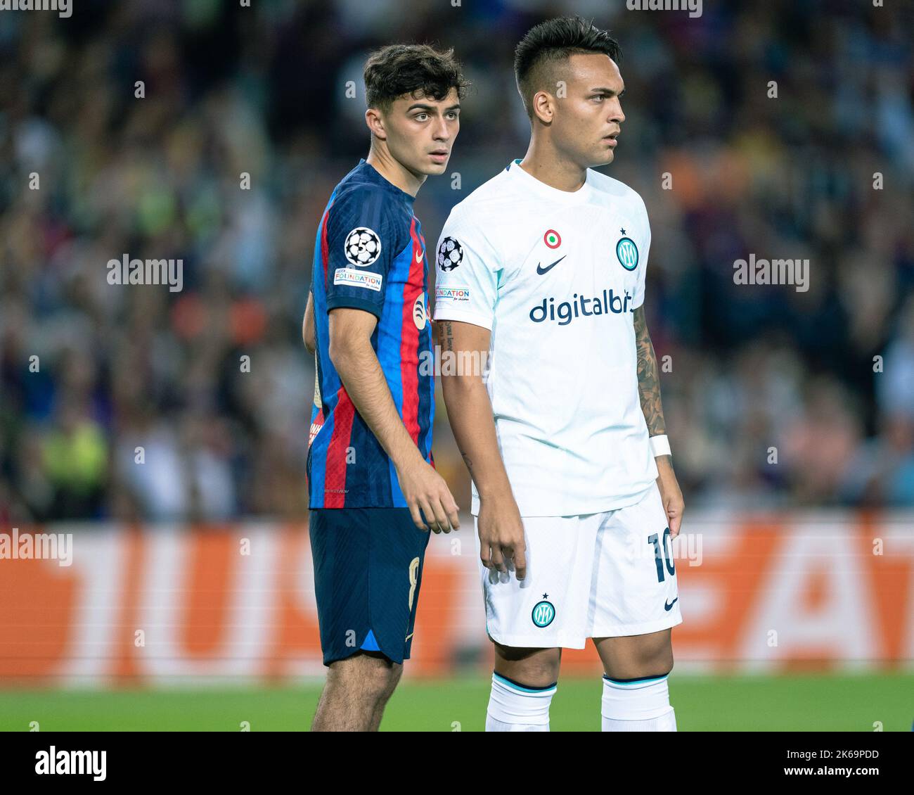 Barcelona, Spain, 12, October, 2022. Spain-Football-Champions League FC ...
