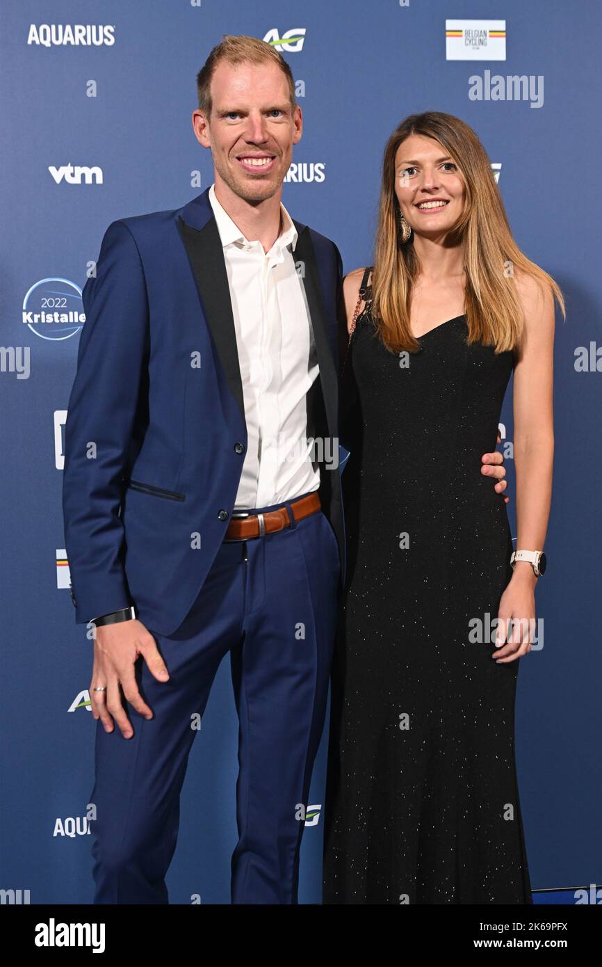 Belgian Tim Declercq of Quick-Step Alpha Vinyl and partner Tracey ...