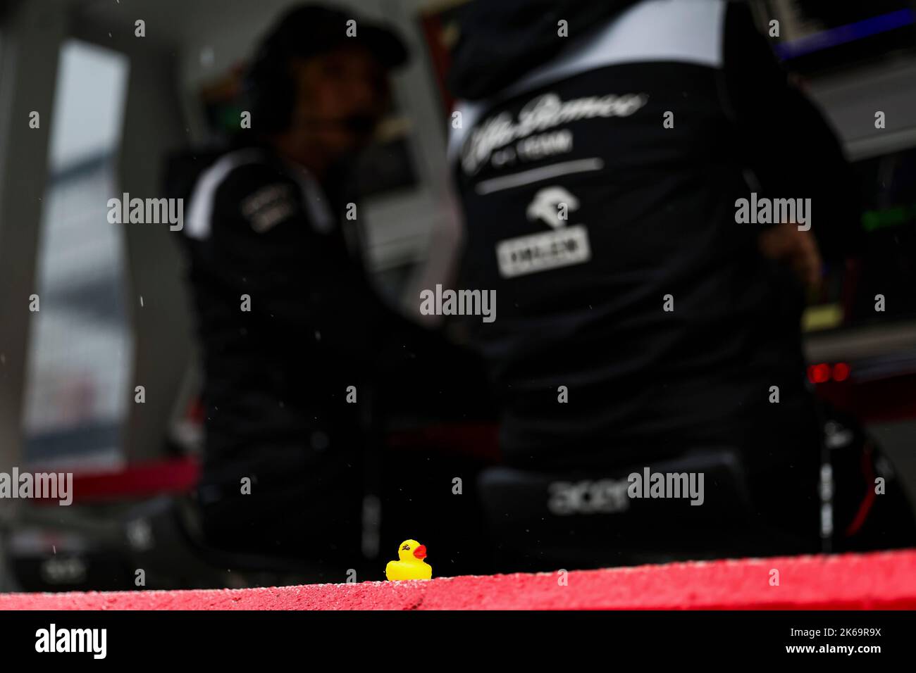 Suzuka, Japan. 9th Oct, 2022. Rubber duck in the pitlane during red ...