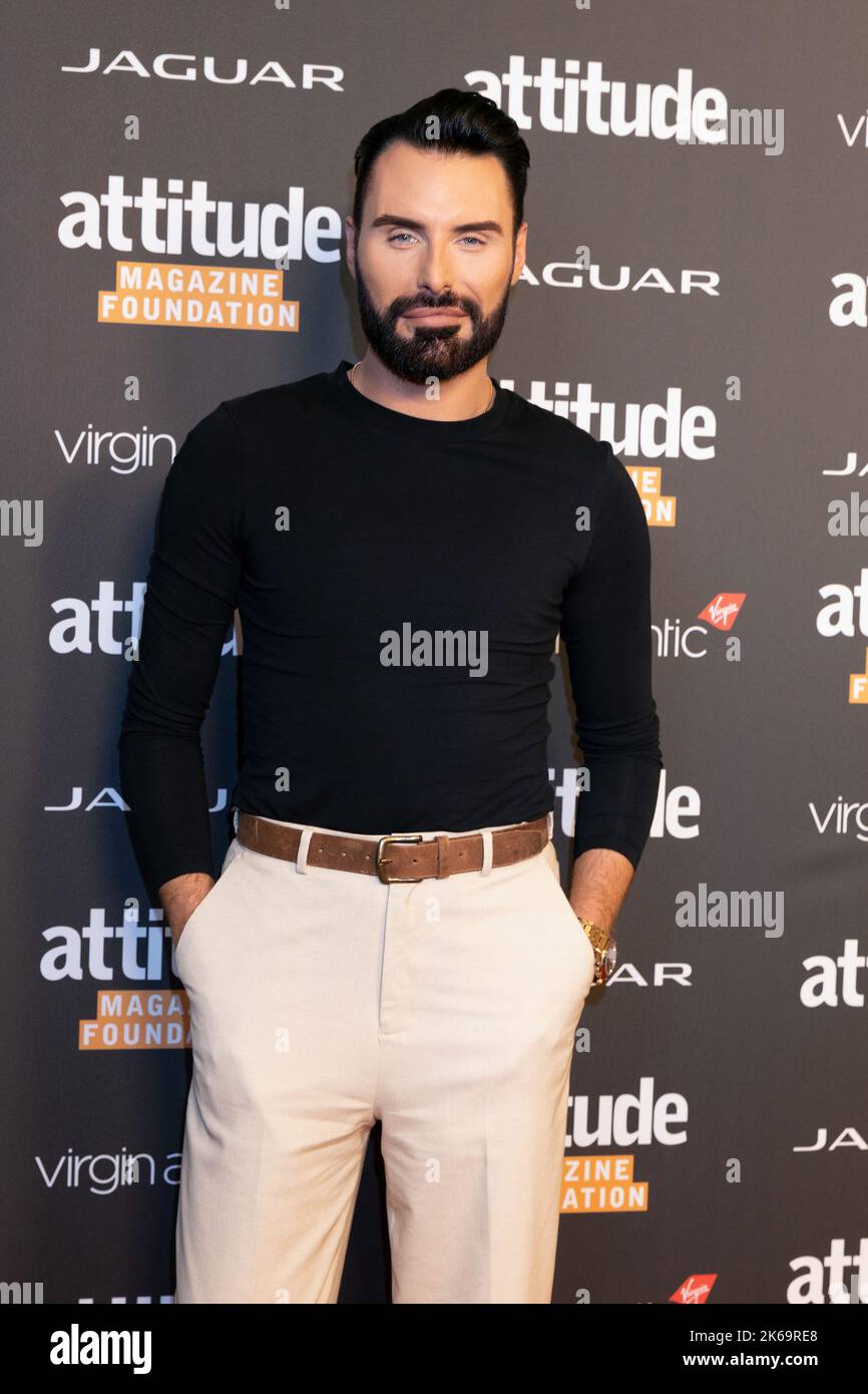London, UK. 12th Oct, 2022. Rylan Clark attends the Virgin Attitude ...