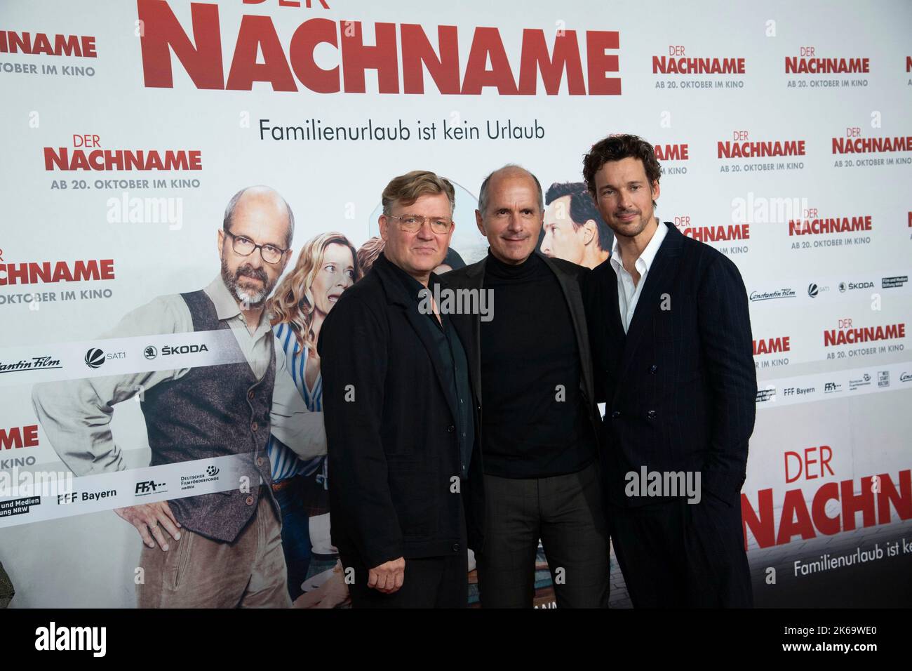 Cologne, Deutschland. 09th Oct, 2022. from left: actor Justus von ...