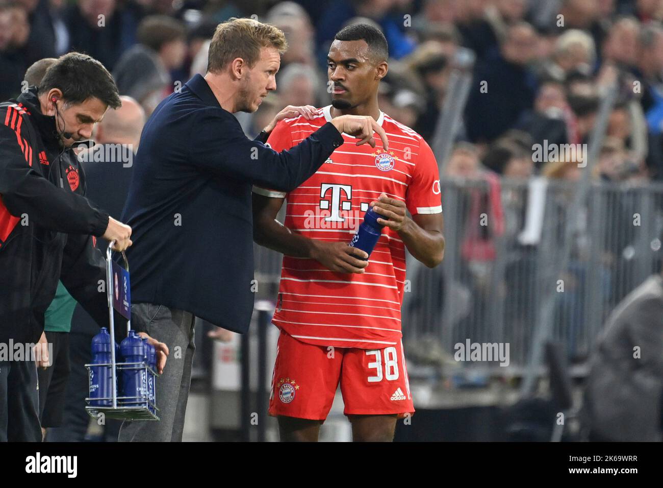 Preview of the CL games Viktoria Pilsen - FC Bayern Munich. archive photo; coach Julian ...