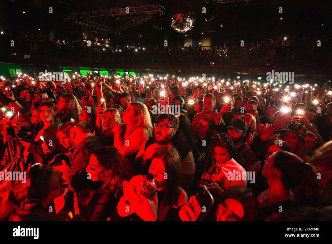 October 12, 2022: British rapper from Manchester Harrison James ...