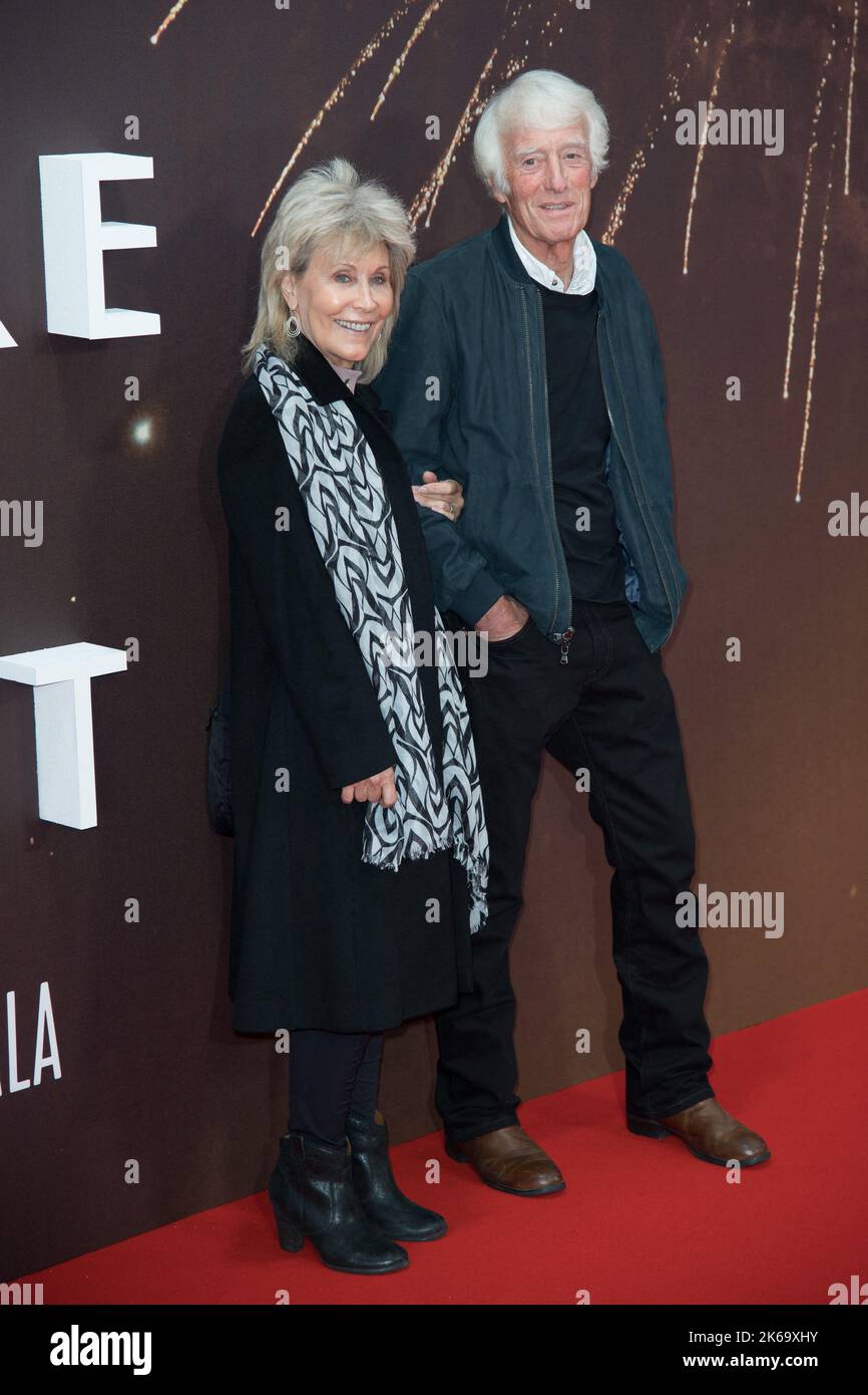 Roger Deakins and Isabella James attending the Empire of Light Premiere ...