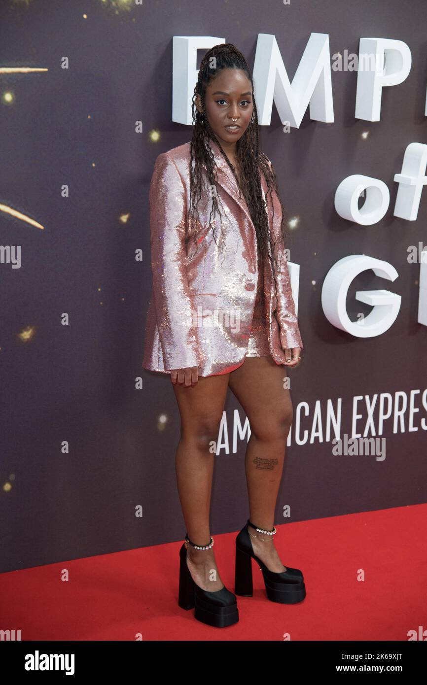 Crystal Clarke attending the Empire of Light Premiere as part of the ...