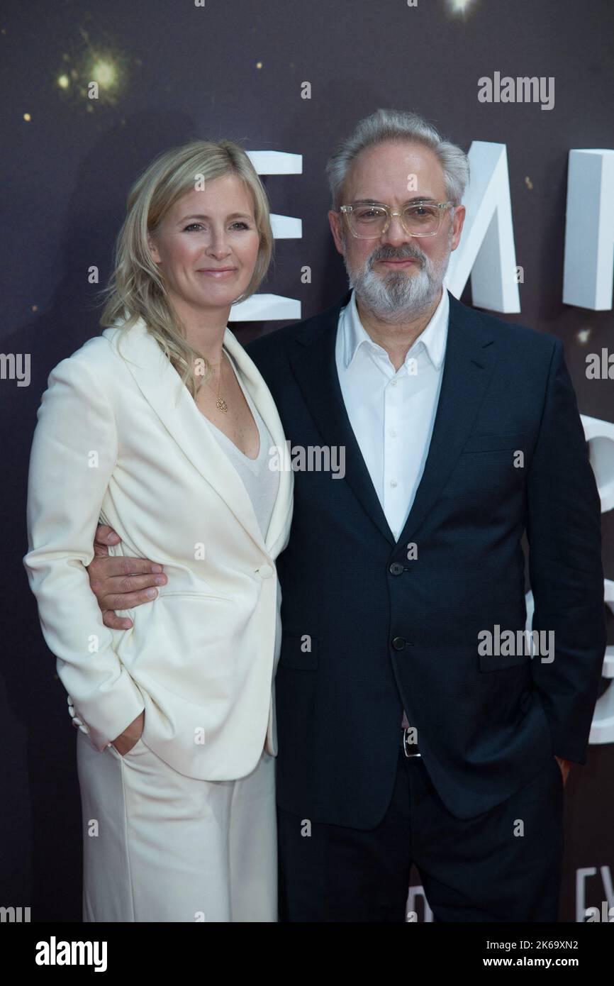 Alison Balsom and Sam Mendes attending the Empire of Light Premiere as ...