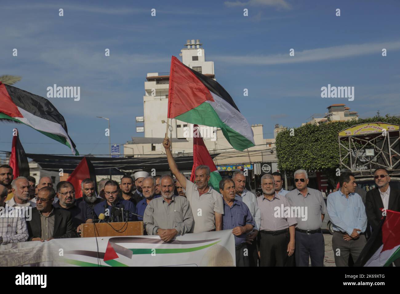 October 12, 2022, Gaza City, The Gaza Strip, Palestine: Palestinians ...