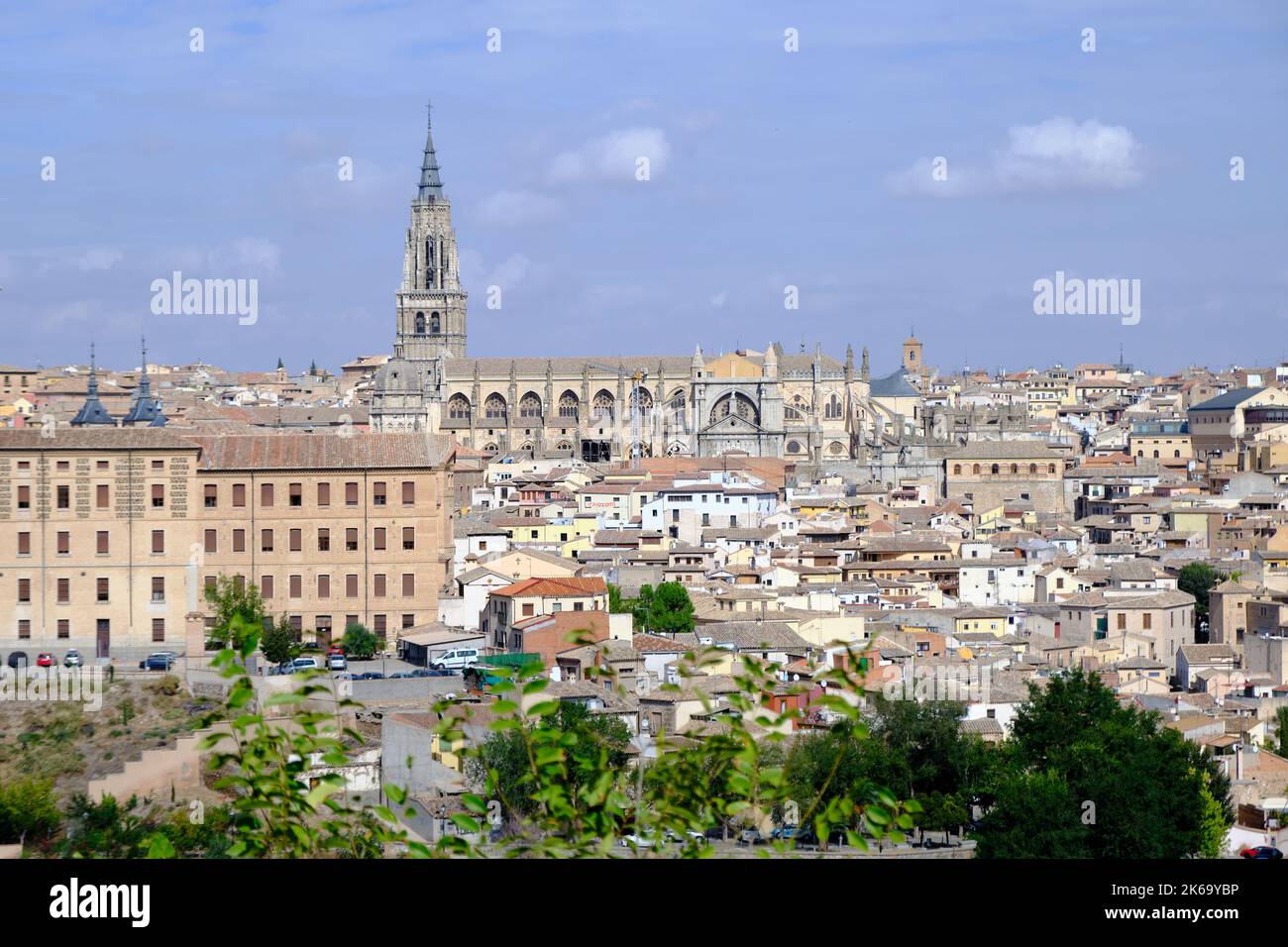 View of the Primatial Cathedral of Saint Mary of Toledo, Toledo, Spain ...