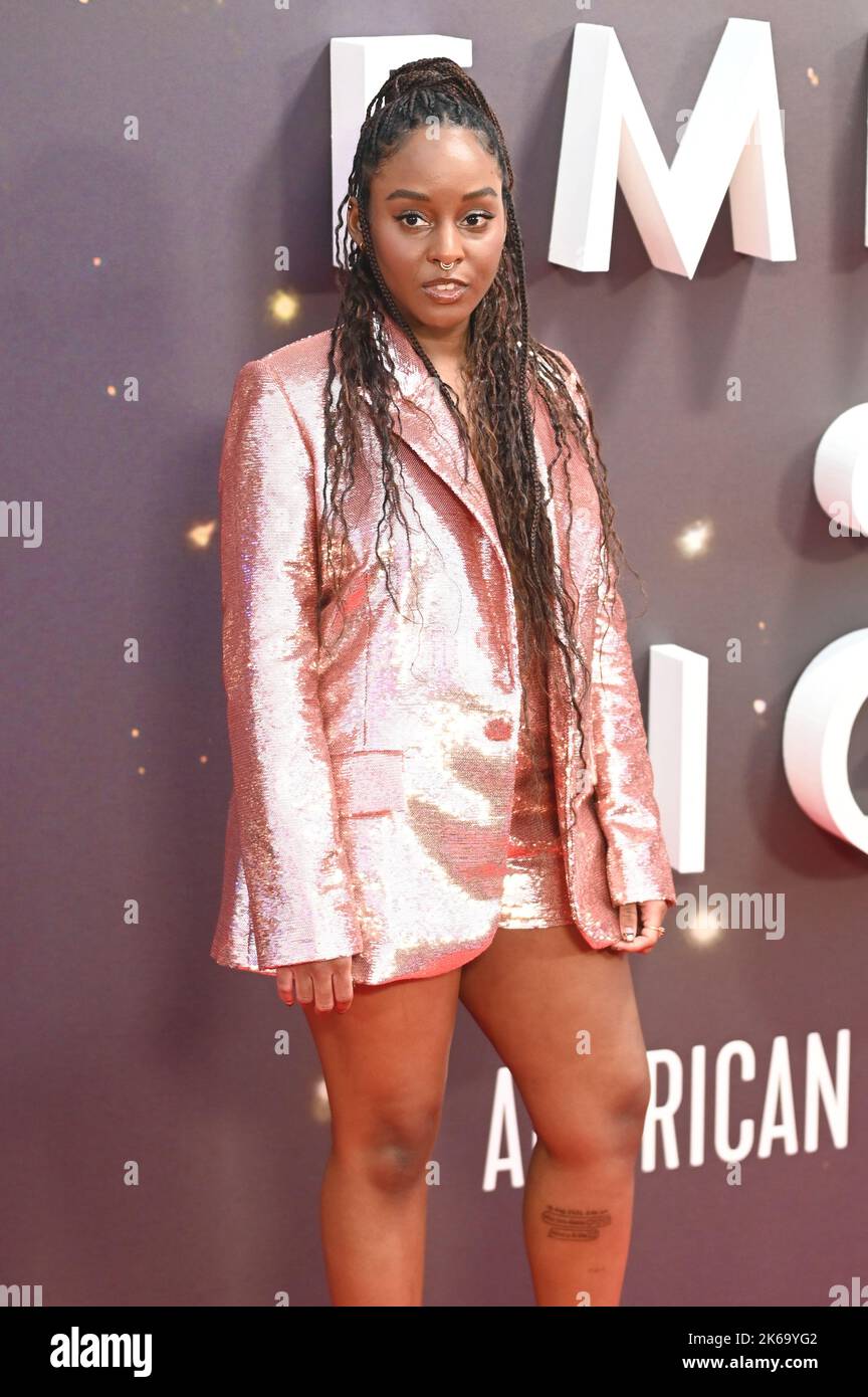 London, UK. 12th Oct, 2022. Crystal Clarke arrive at the Empire of ...