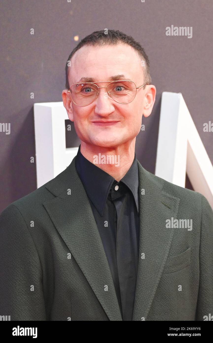 London, UK. 12th Oct, 2022. Tom Brooke arrives at the Empire of Light - UK Premiere Premiere ...