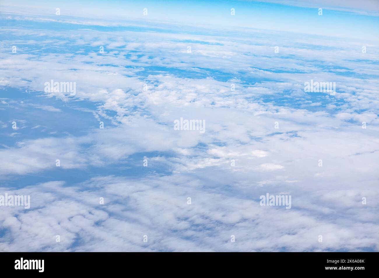 Snowy clouds in winter . Flight over white clouds Stock Photo - Alamy