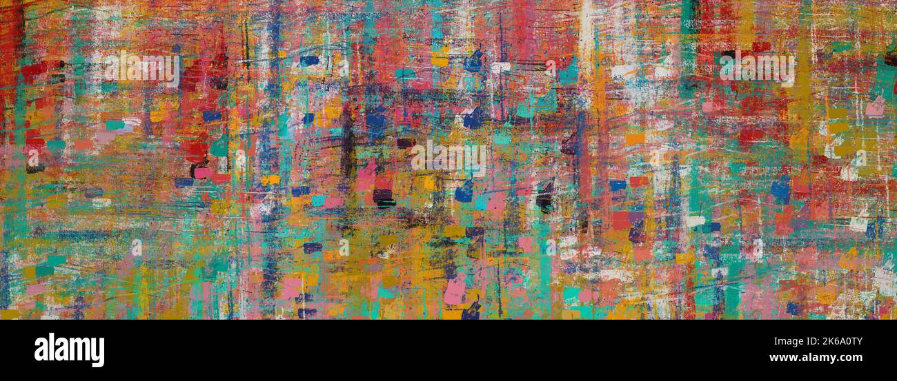 Colorful abstract painted art background Bright iridescent painting ...