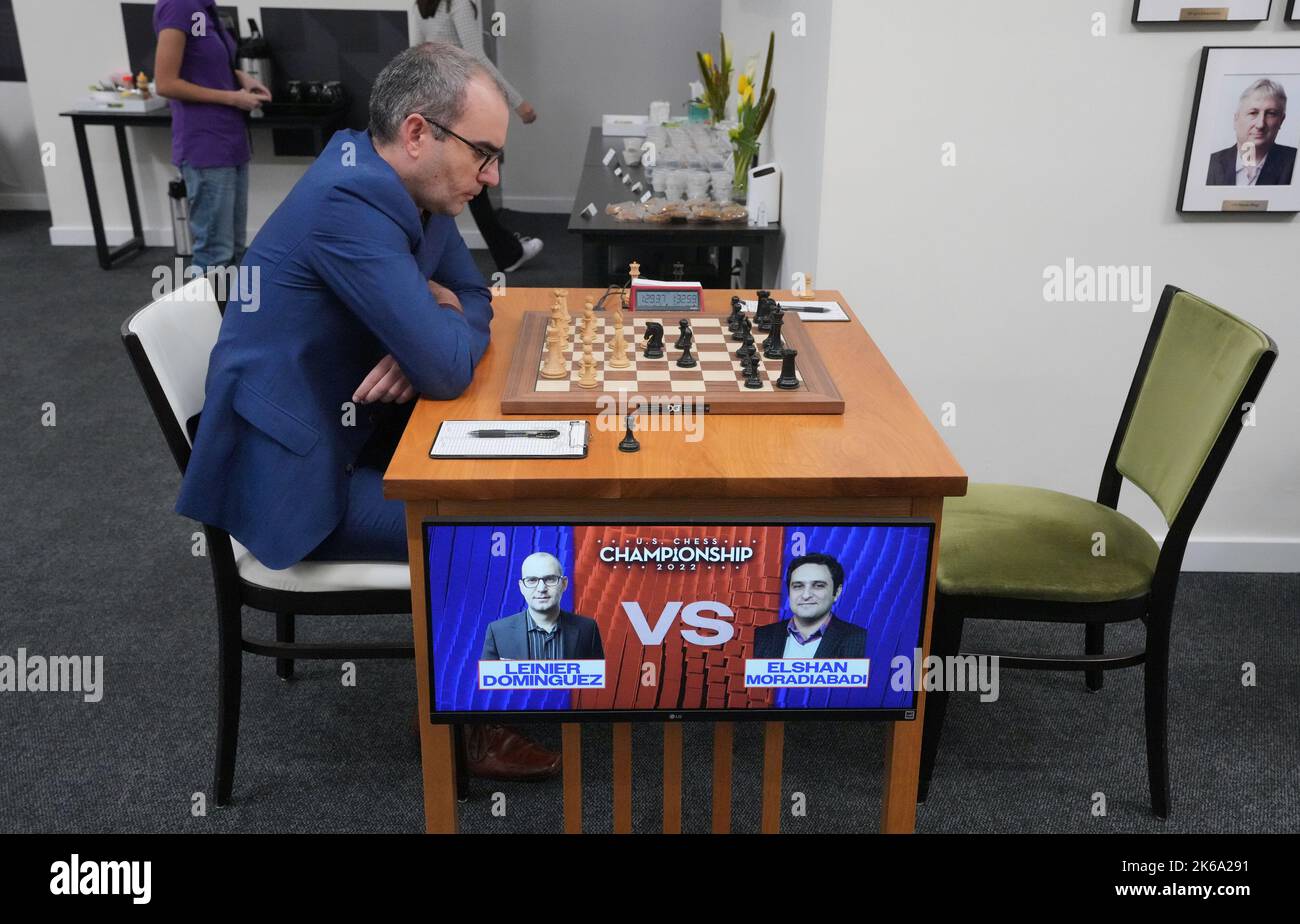St. Louis, United States. 12th Oct, 2022. Chess Grandmaster Leinier ...