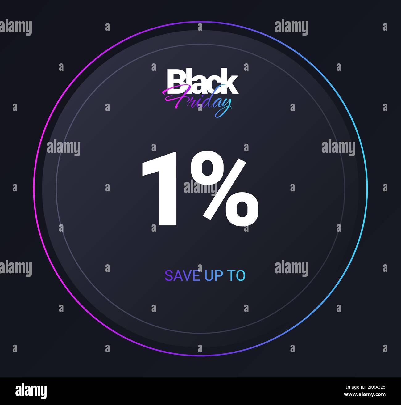 Discount 1 percent concept Stock Vector Image & Art - Alamy