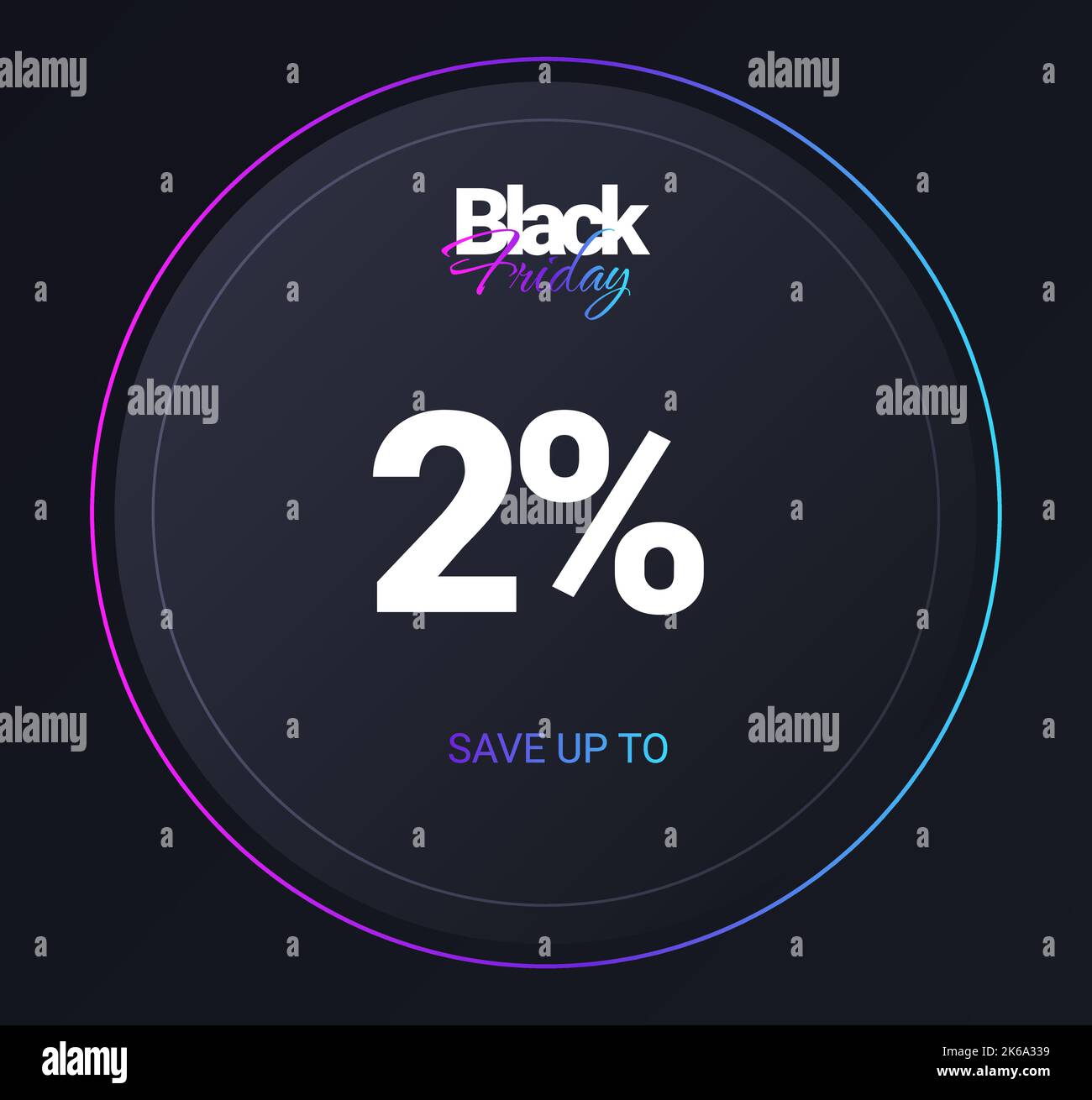 Discount 2 percent concept Stock Vector Image & Art - Alamy
