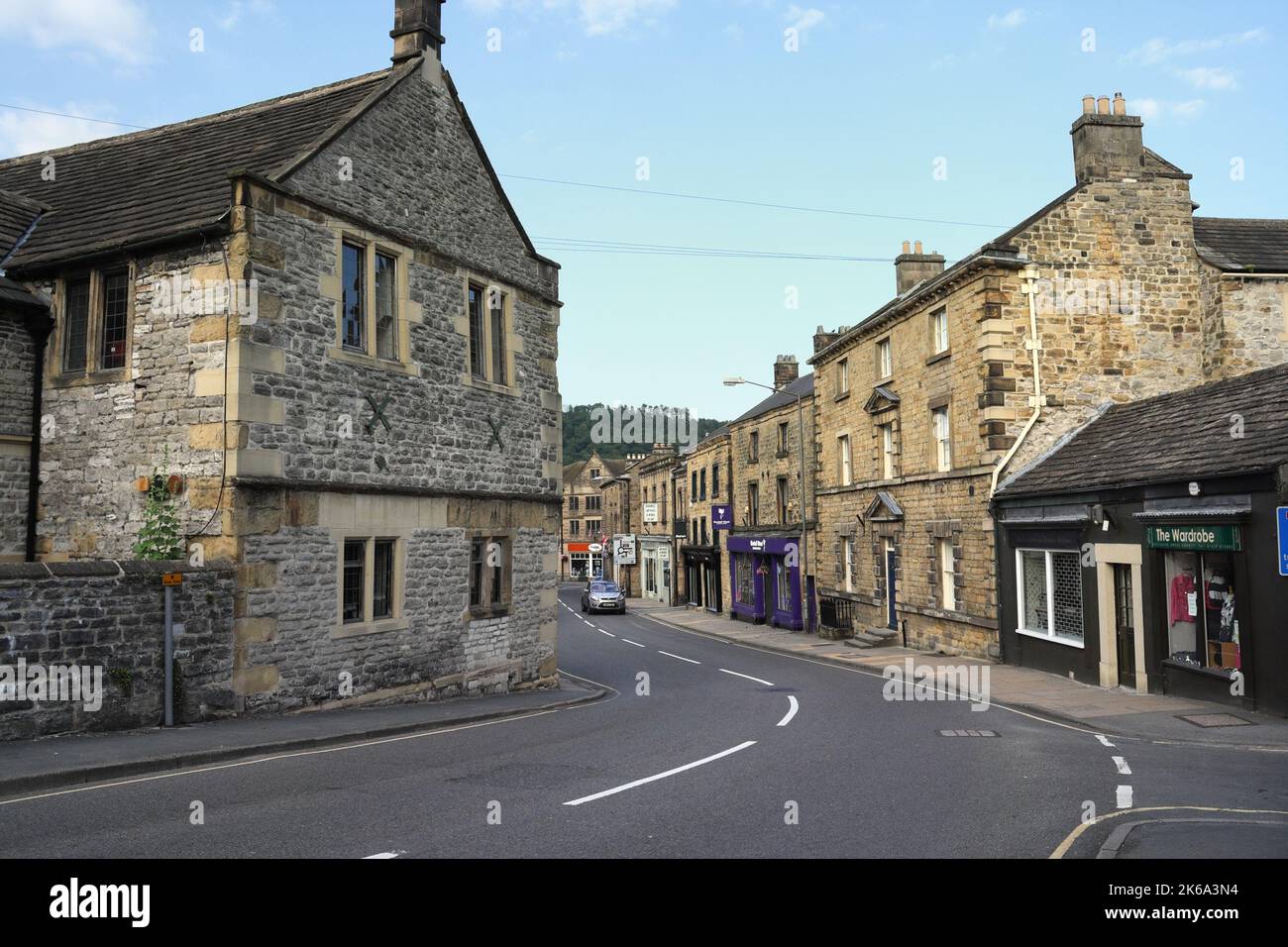 King street Bakewell Town centre, Derbyshire England UK Rural English ...