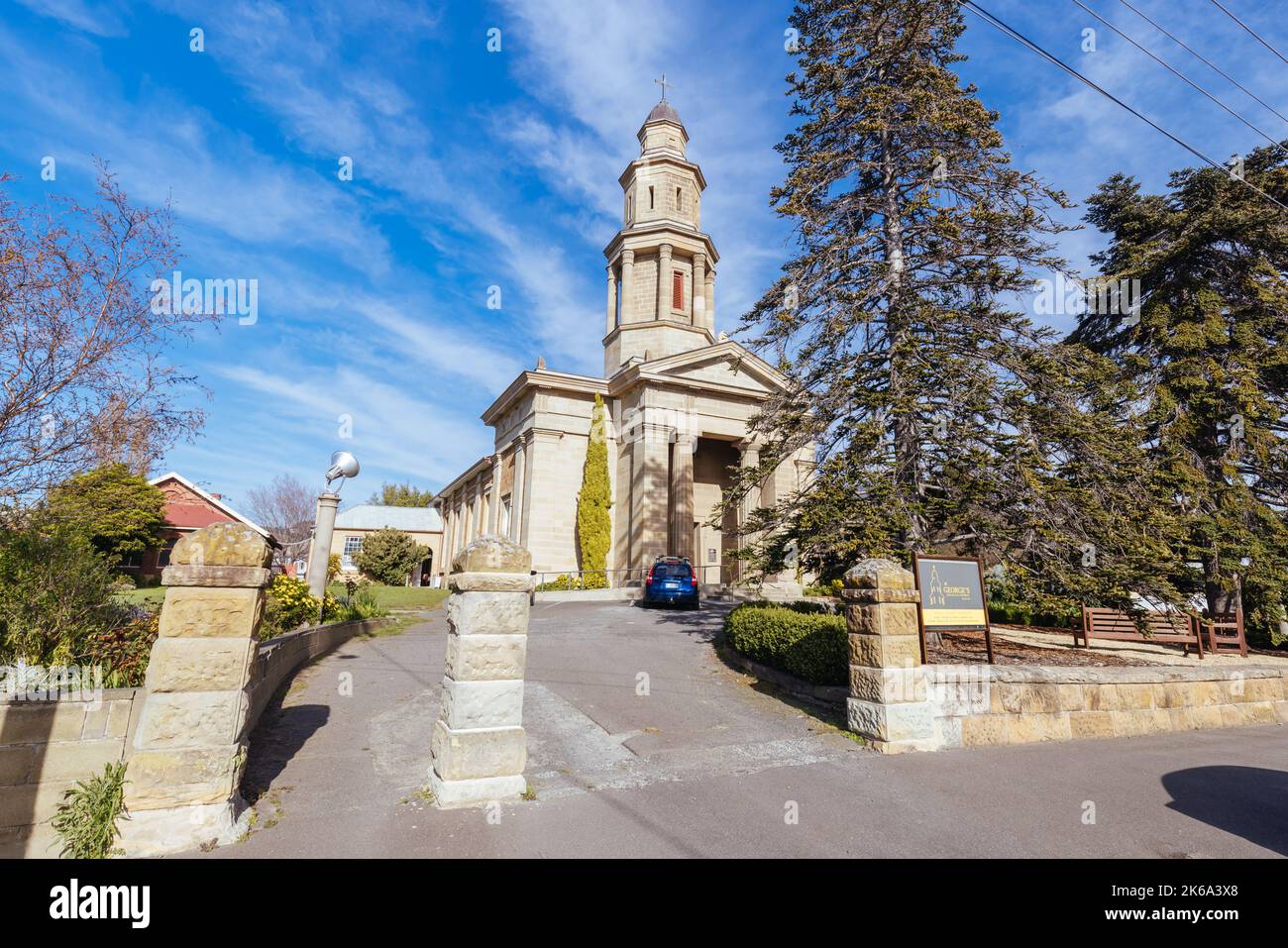 St Georges Anglican Church in Hobart Tasmania Australia Stock Photo - Alamy