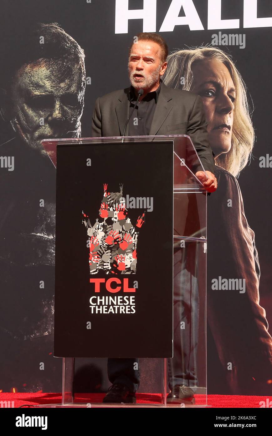 12 October 2022 - Hollywood, California - Arnold Schwarzenegger. Jamie ...