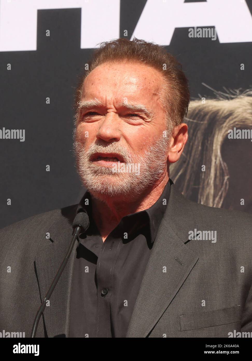 12 October 2022 - Hollywood, California - Arnold Schwarzenegger. Jamie ...