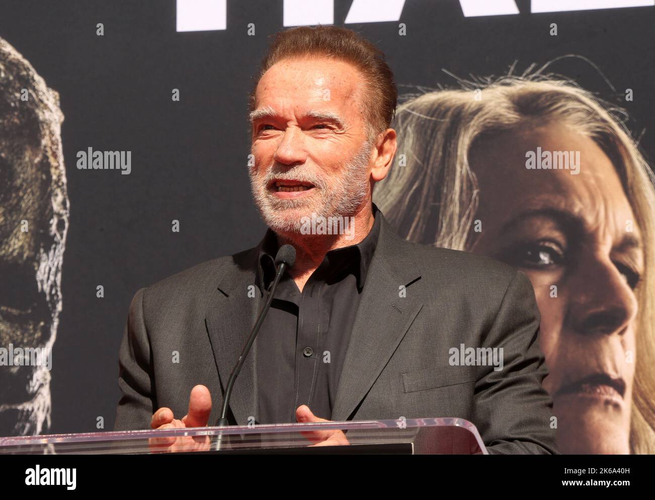 12 October 2022 - Hollywood, California - Arnold Schwarzenegger. Jamie ...