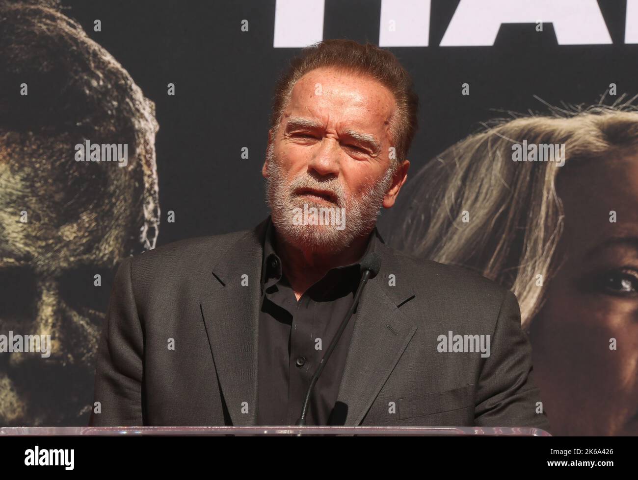 12 October 2022 - Hollywood, California - Arnold Schwarzenegger. Jamie ...
