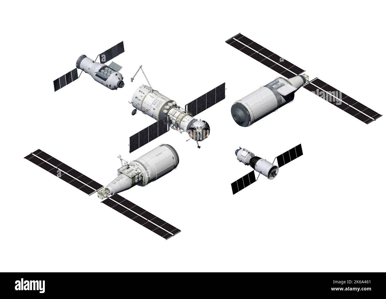 Chinese Space Station Tiangong 2022, isometric view Stock Photo - Alamy Chinese Space Station Tiangong 2022, isometric view Stock Photo - Alamy