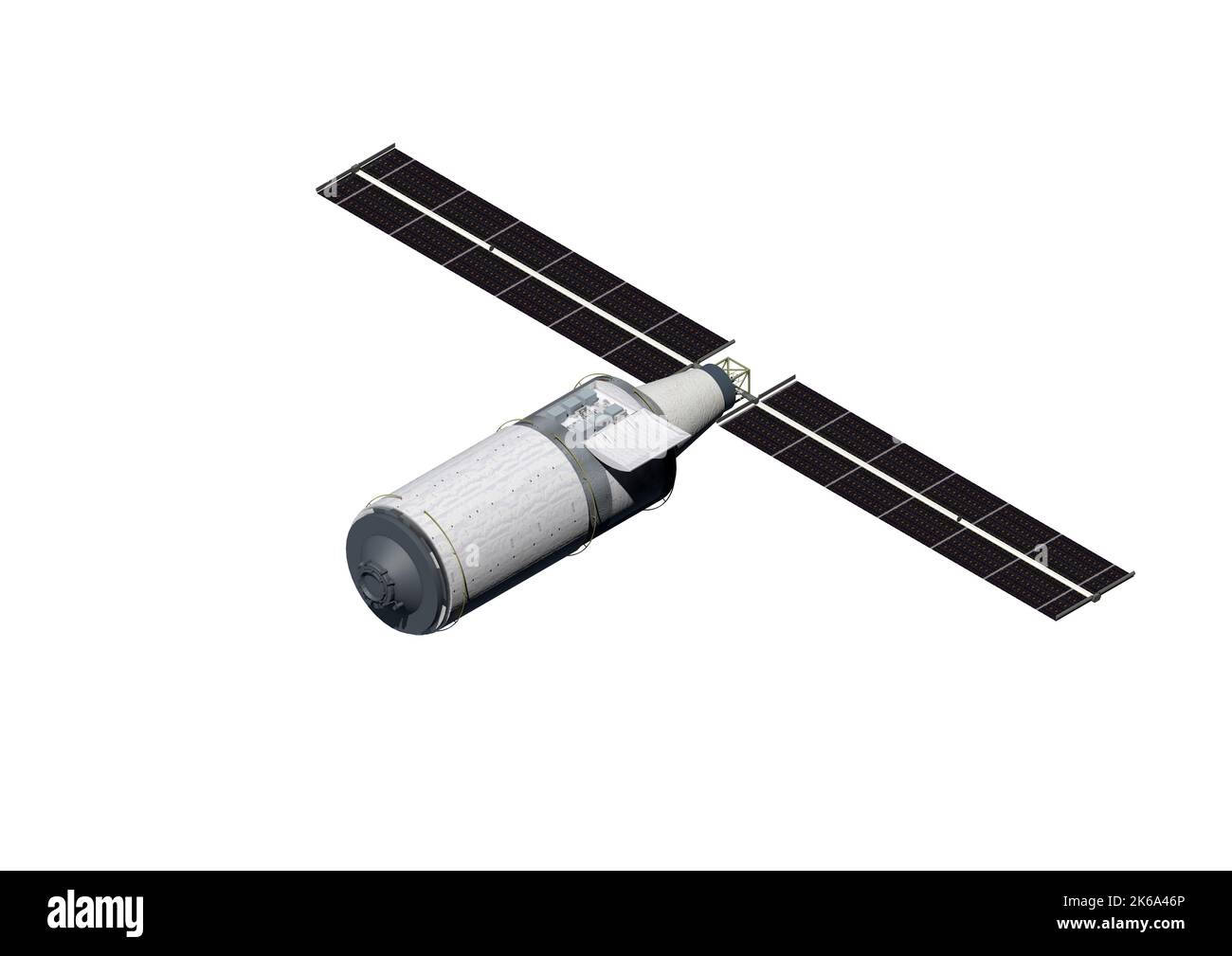 Chinese Space Station Tiangong 2022, Mengtian Science Module Stock ...