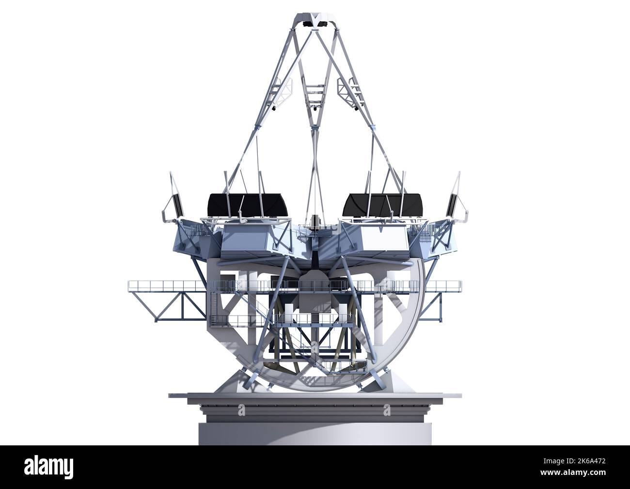 Giant Magellan Telescope (GMT), side view vertical Stock Photo - Alamy