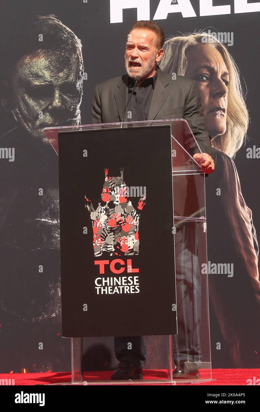 12 October 2022 - Hollywood, California - Arnold Schwarzenegger. Jamie ...