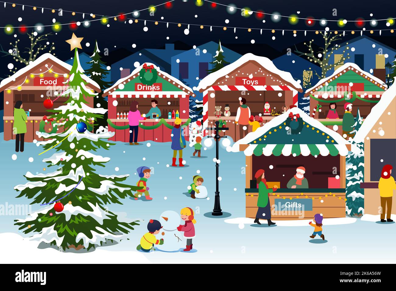 Adult buying kids toys Stock Vector Images - Alamy