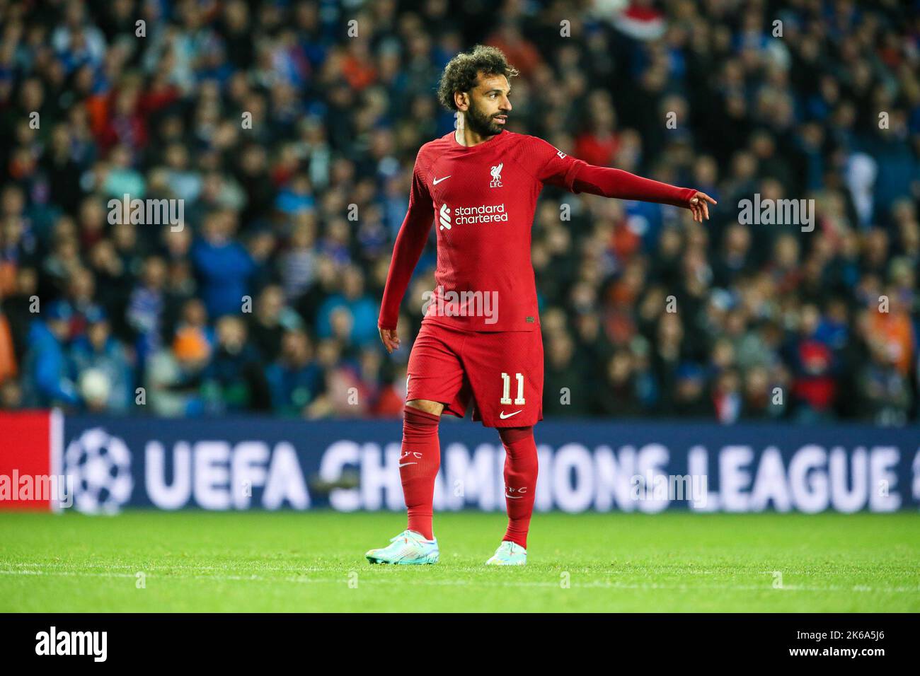 Glasgow, UK. 12th Oct, 2022. In the second game of the group stages of ...