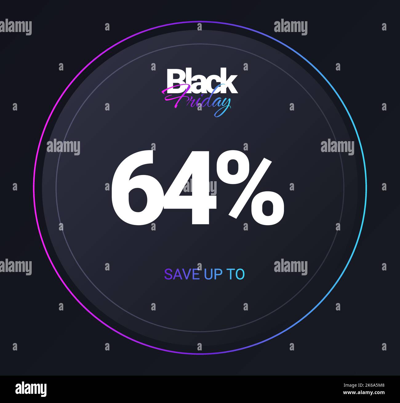 Discount 64 percent concept Stock Vector Image & Art - Alamy