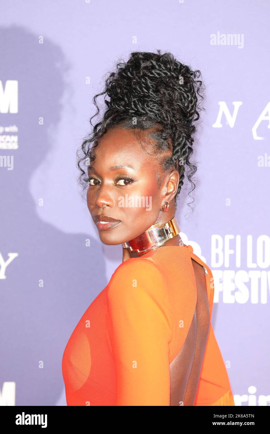 Anna Diop attends 'Nanny' special presentation during 66th BFI London ...