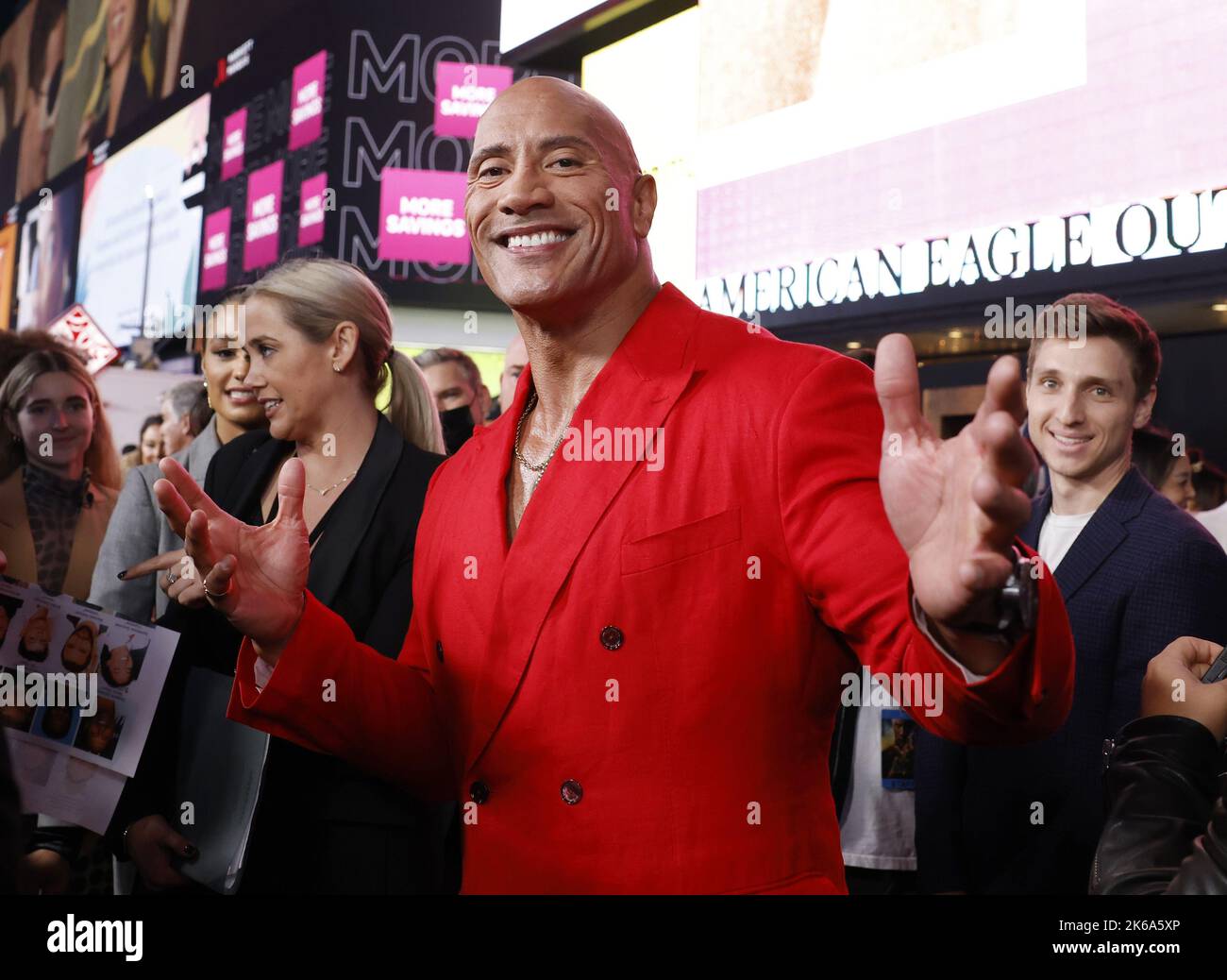 New York, United States. 12th Oct, 2022. Dwayne "The Rock" Johnson ...