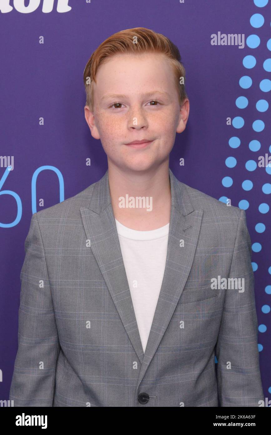 Landon James Forlenza walks the red carpet for "Armageddon Time" during ...