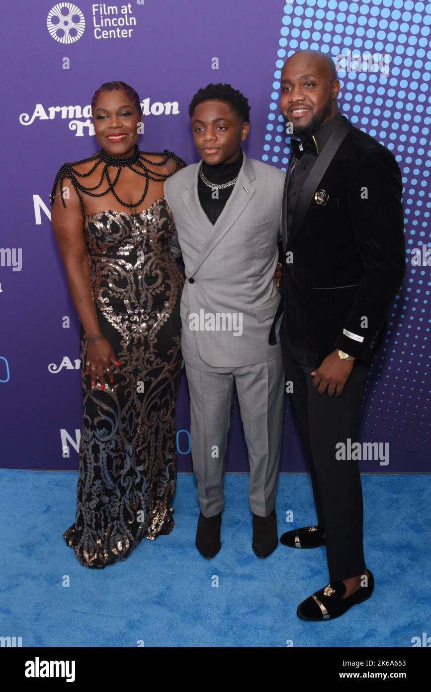 Jaylin Webb walks the red carpet for "Armageddon Time" during the 60th ...